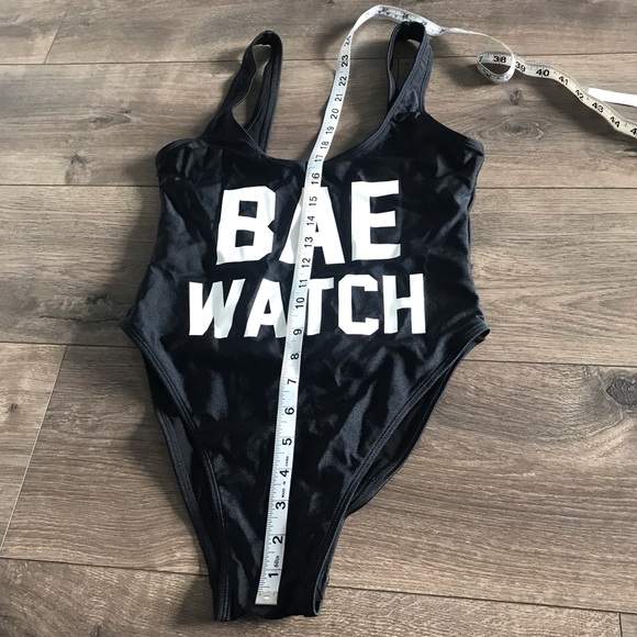 Swim | Bae Watch Onepiece Black Swimsuit | Poshmark